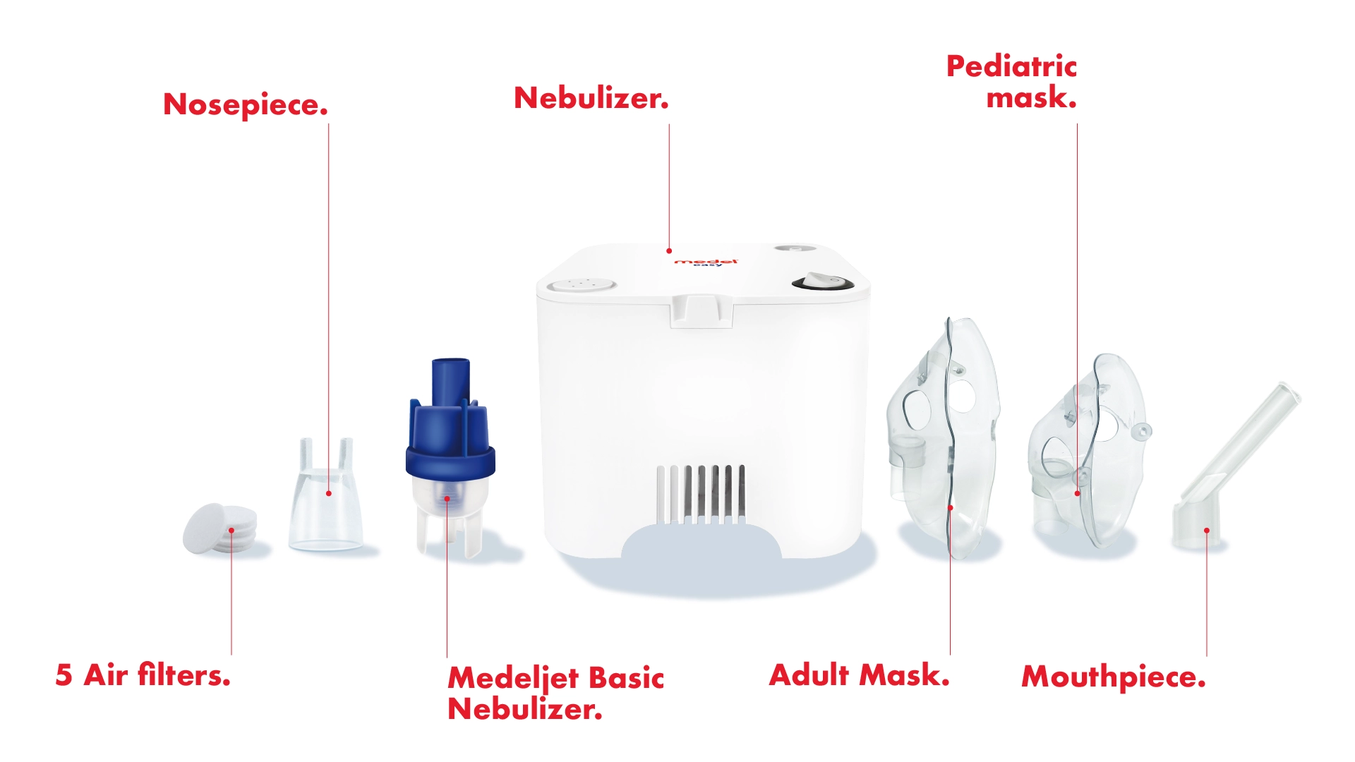 GETIT.QA | Buy MEDEL BABY NEBULIZER EASY AEROSOL THERAPY SYSTEM Doha Qatar